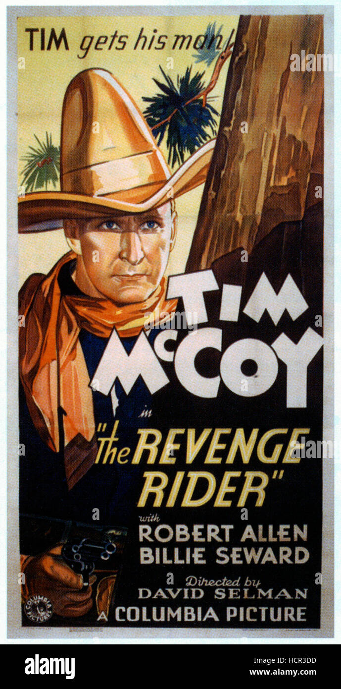 THE REVENGE RIDER, Tim McCoy, 1935 Stock Photo - Alamy