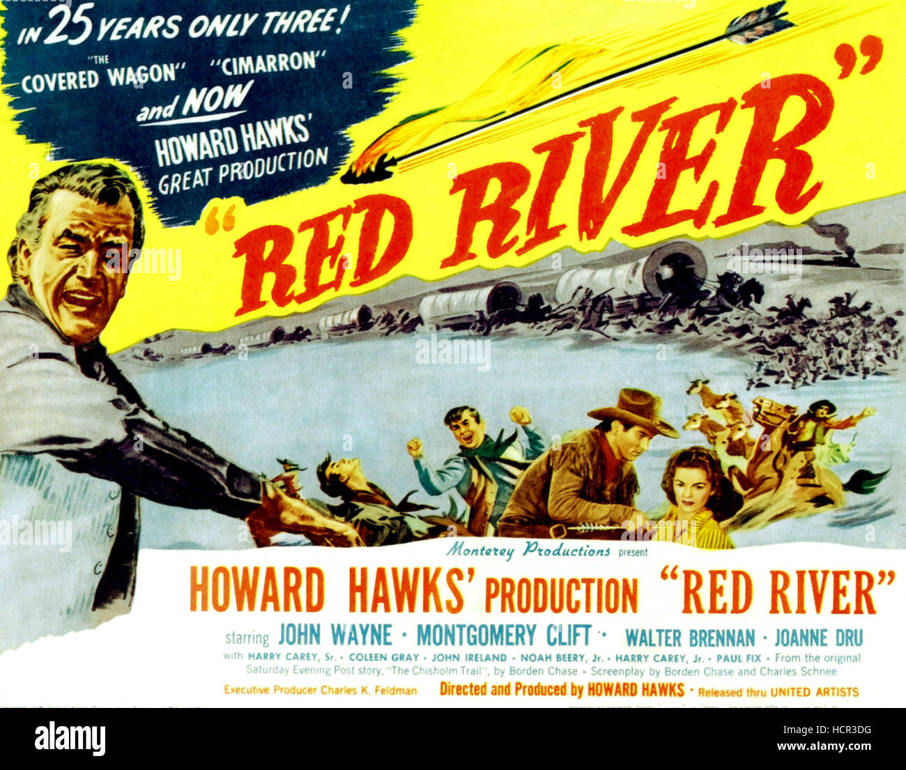 RED RIVER, left: John Wayne, 1948 Stock Photo - Alamy