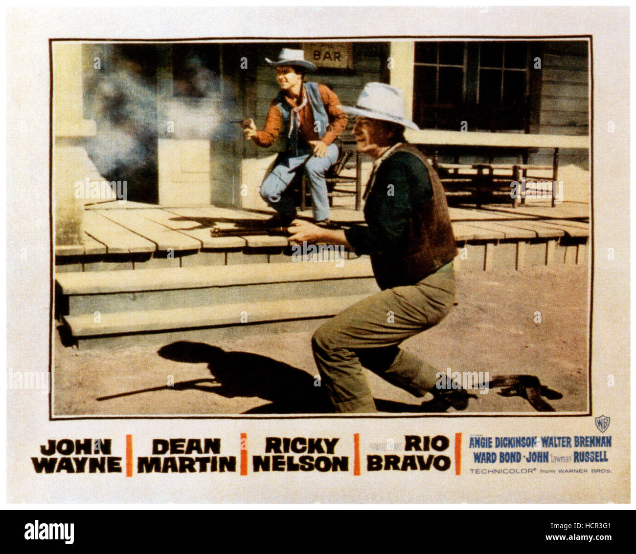 RIO BRAVO, from left: Ricky Nelson, John Wayne, 1959 Stock Photo - Alamy