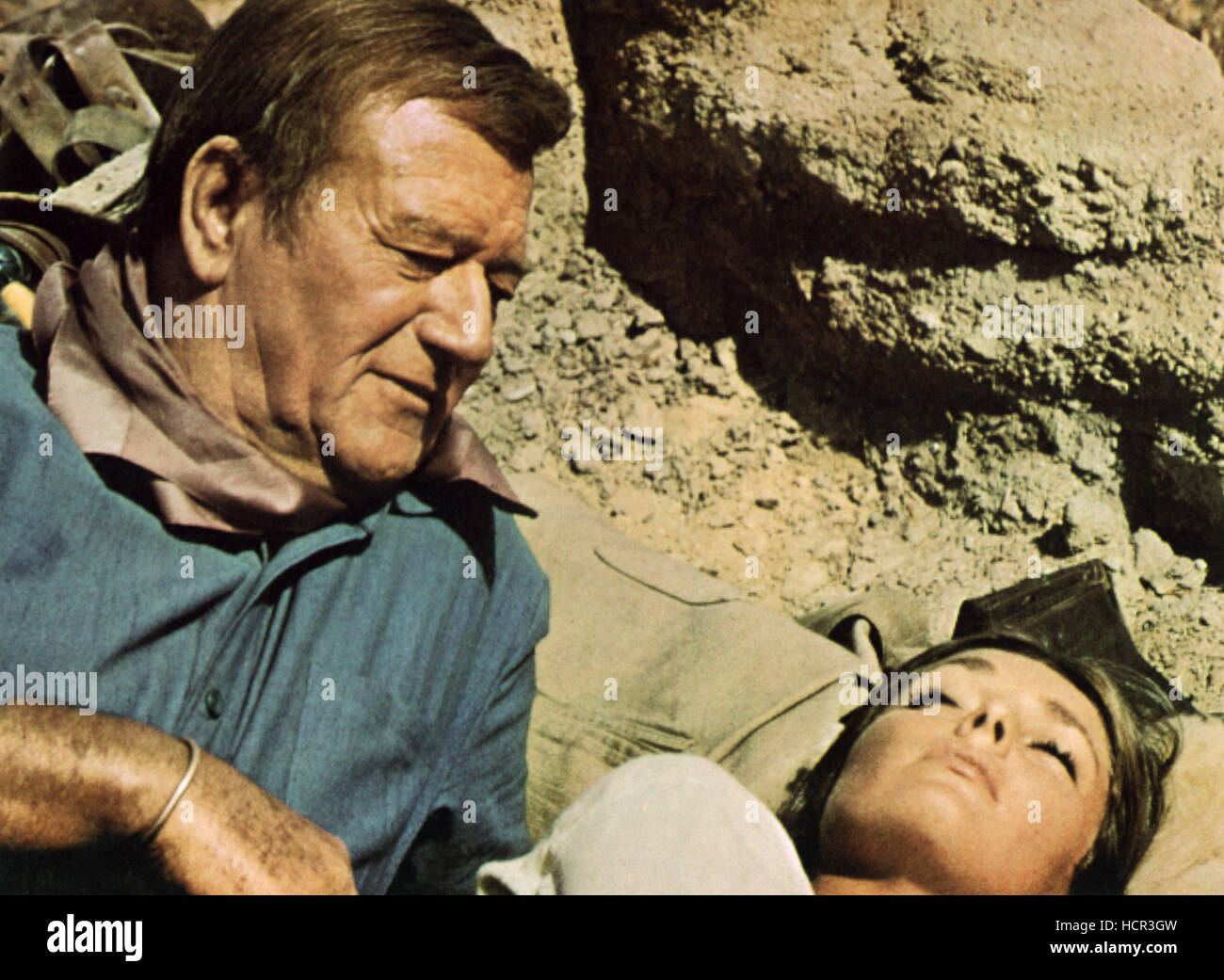 RIO LOBO, John Wayne, Jennifer O'Neill, 1970 Stock Photo - Alamy