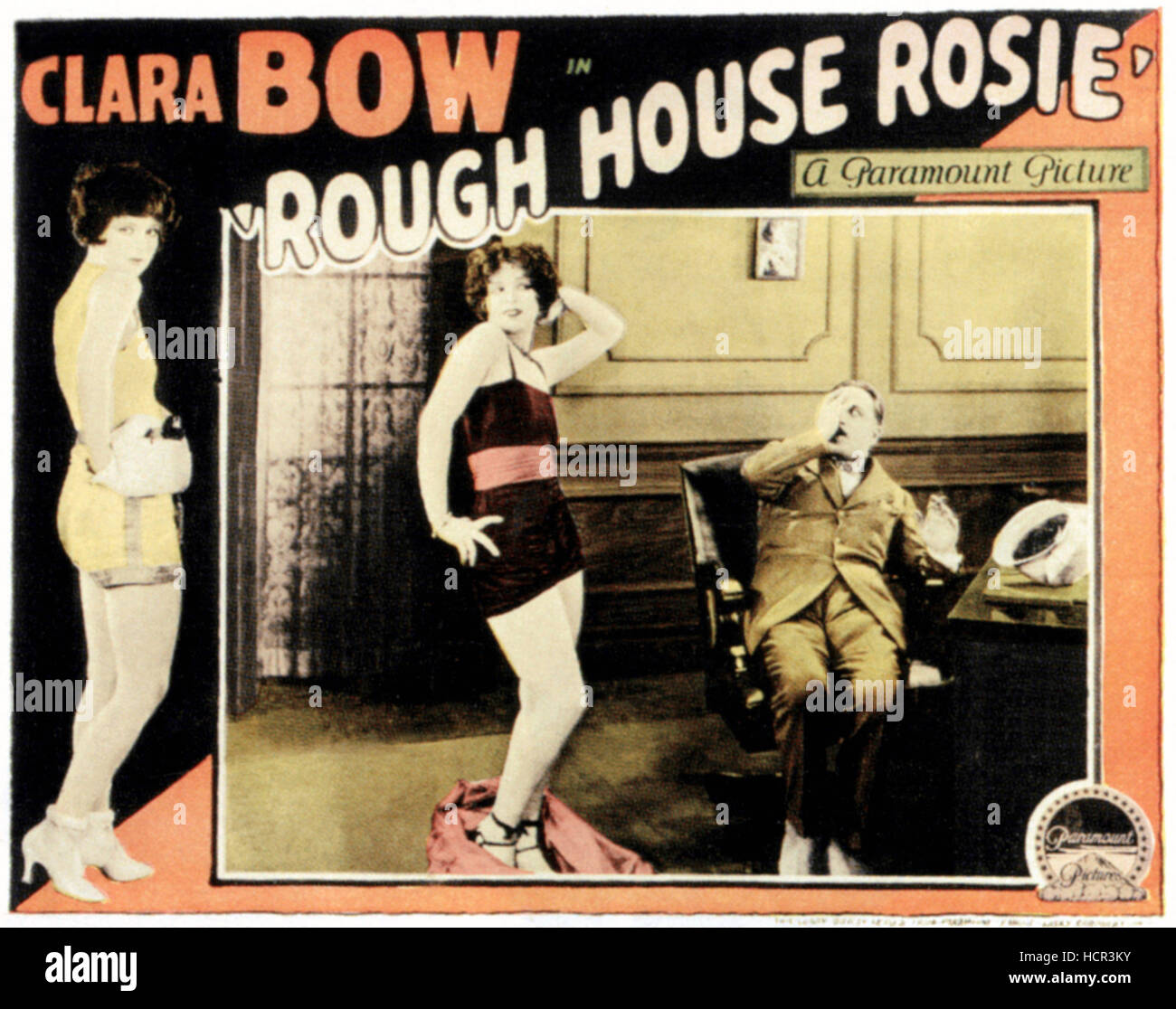ROUGH HOUSE ROSIE, left: Clara Bow, 1927 Stock Photo - Alamy