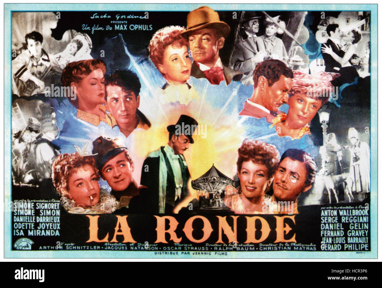 ROUNDABOUT, (aka LA RONDE), top left: Daniel Gelin, Danielle Darrieux ...