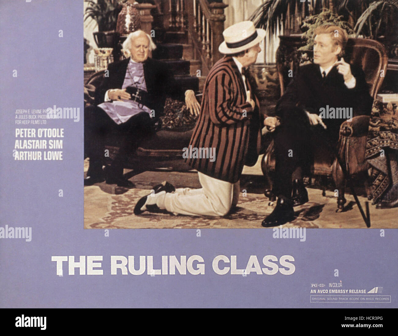 THE RULING CLASS, Alastair Sim (left), Peter O'Toole (right), 1972 ...
