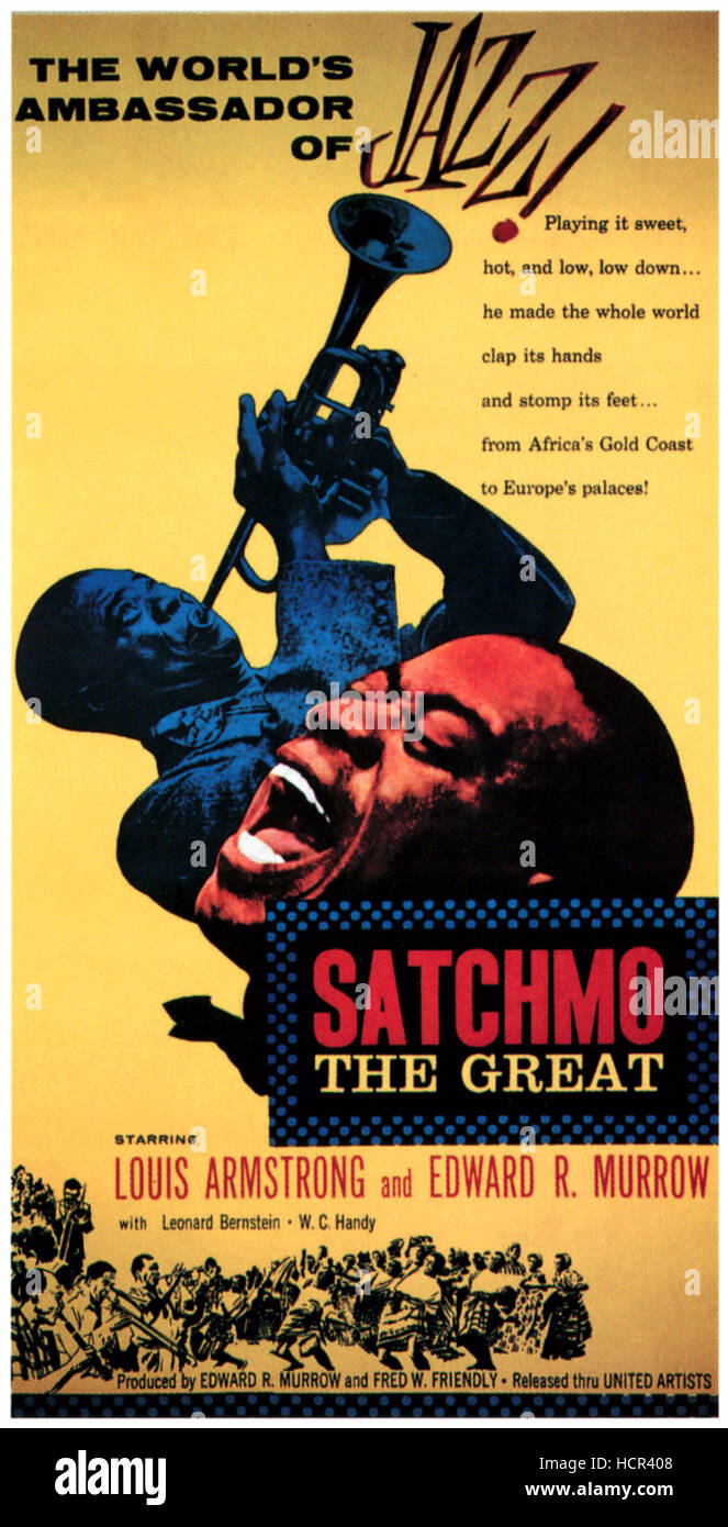 SATCHMO THE GREAT, Louis Armstrong, 1957 Stock Photo - Alamy