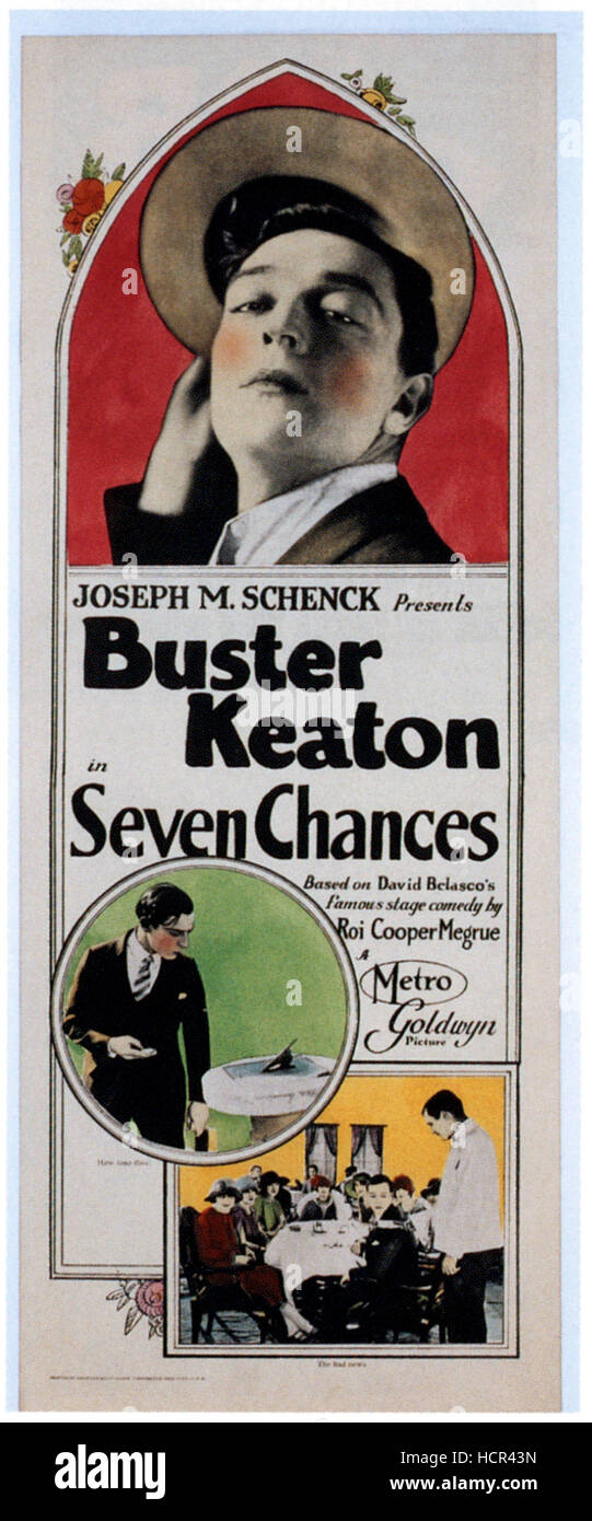 SEVEN CHANCES, Buster Keaton, 1925 Stock Photo - Alamy