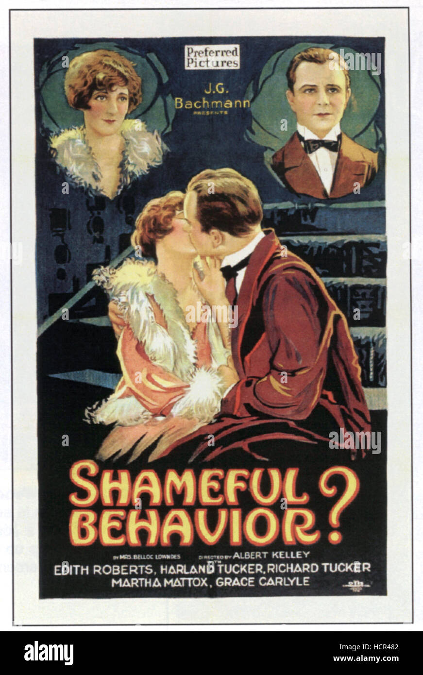 SHAMEFUL BEHAVIOR?, US poster art, from left: Edith Roberts, Harland ...