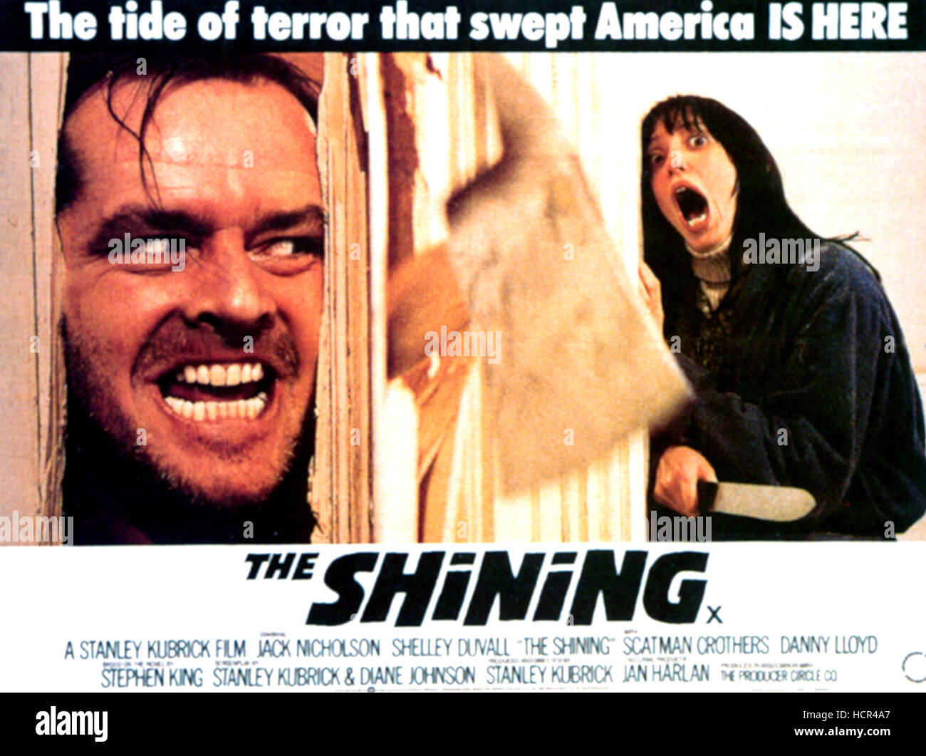 THE SHINING, Jack Nicholson, Shelley Duvall, 1980 Stock Photo - Alamy