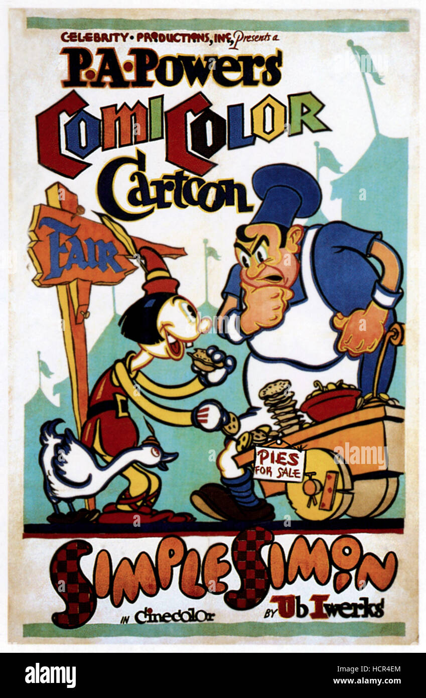 SIMPLE SIMON, from left: Simple Simon, Pie man, 1935 Stock Photo - Alamy