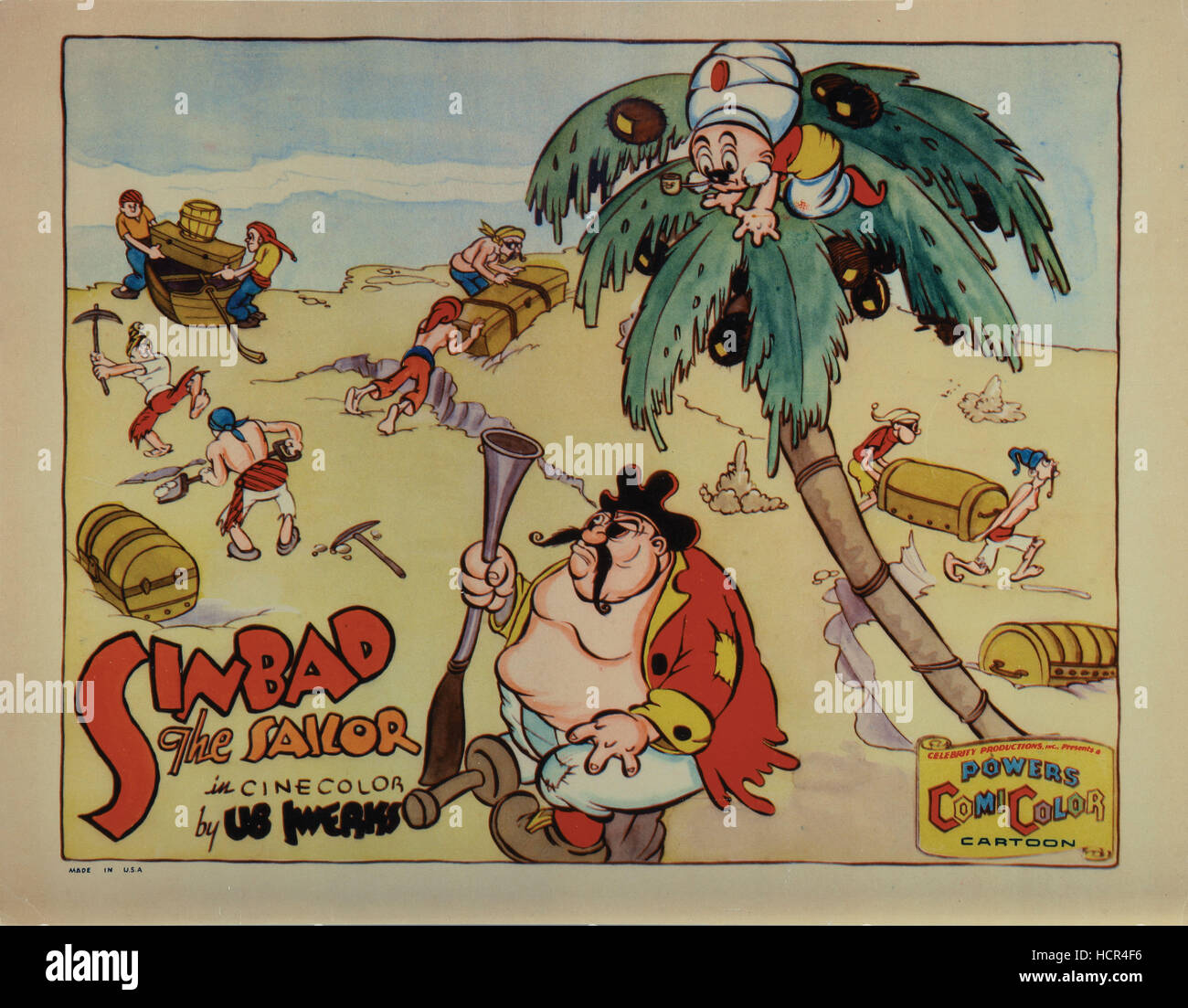 SINBAD THE SAILOR, Ub Iwerks animated short, 1935 Stock Photo - Alamy