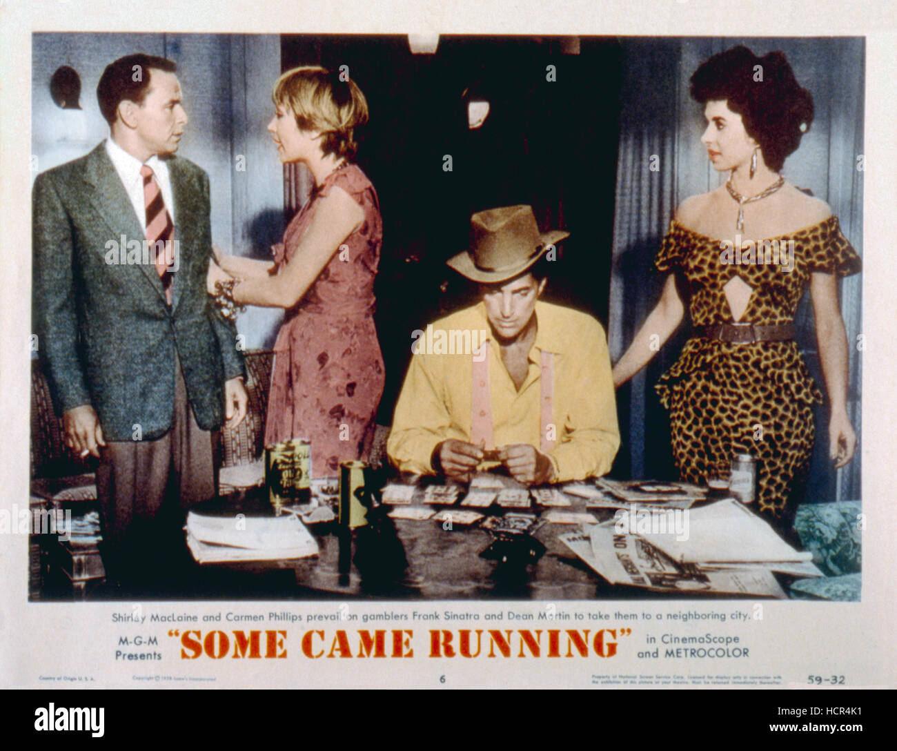 SOME CAME RUNNING, Frank Sinatra, Shirley MacLaine, Dean Martin, Carmen ...