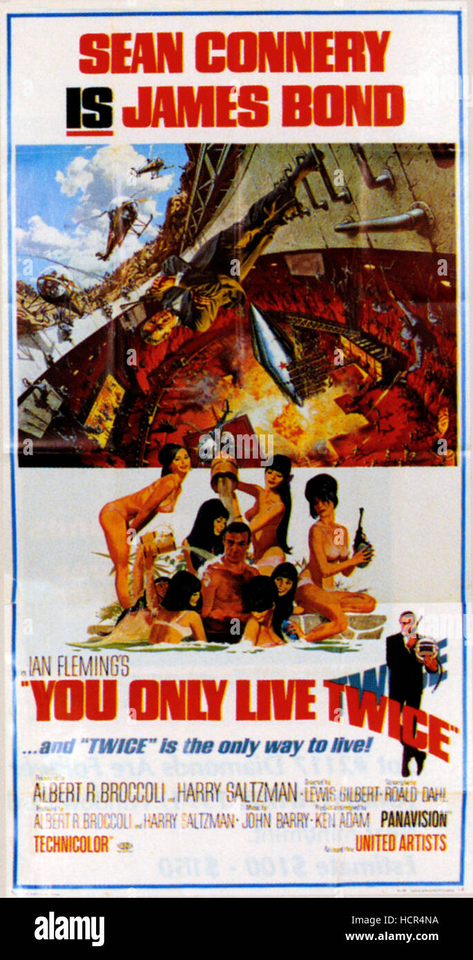 YOU ONLY LIVE TWICE, Sean Connery, 1967 Stock Photo - Alamy