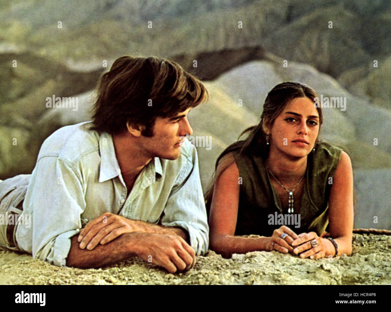 ZABRISKIE POINT, Mark Frechette, Daria Halprin, 1970 Stock Photo - Alamy