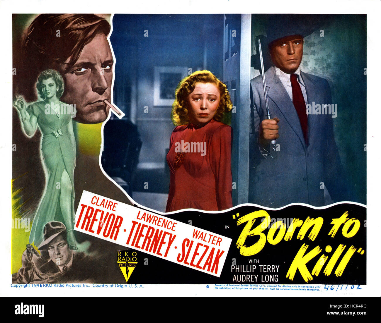 BORN TO KILL, Isabel Jewell, Lawrence Tierney, 1947 Stock Photo - Alamy