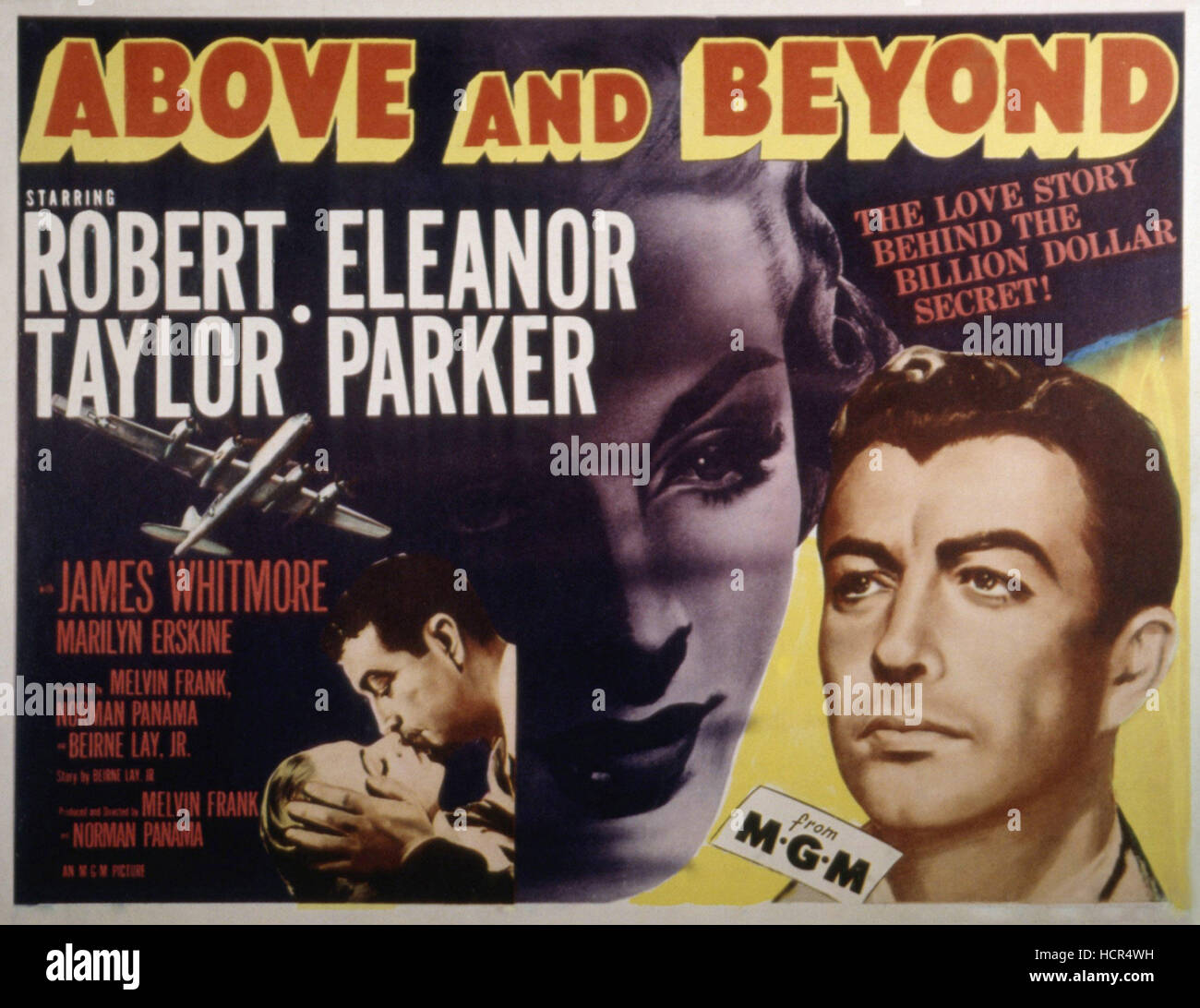ABOVE AND BEYOND, Robert Taylor, Eleanor Parker, 1952 Stock Photo - Alamy