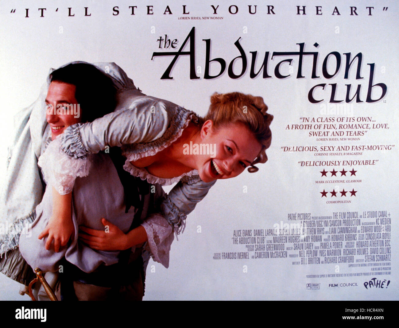 THE ABDUCTION CLUB, British poster, from left: Daniel Lapaine, Alice ...