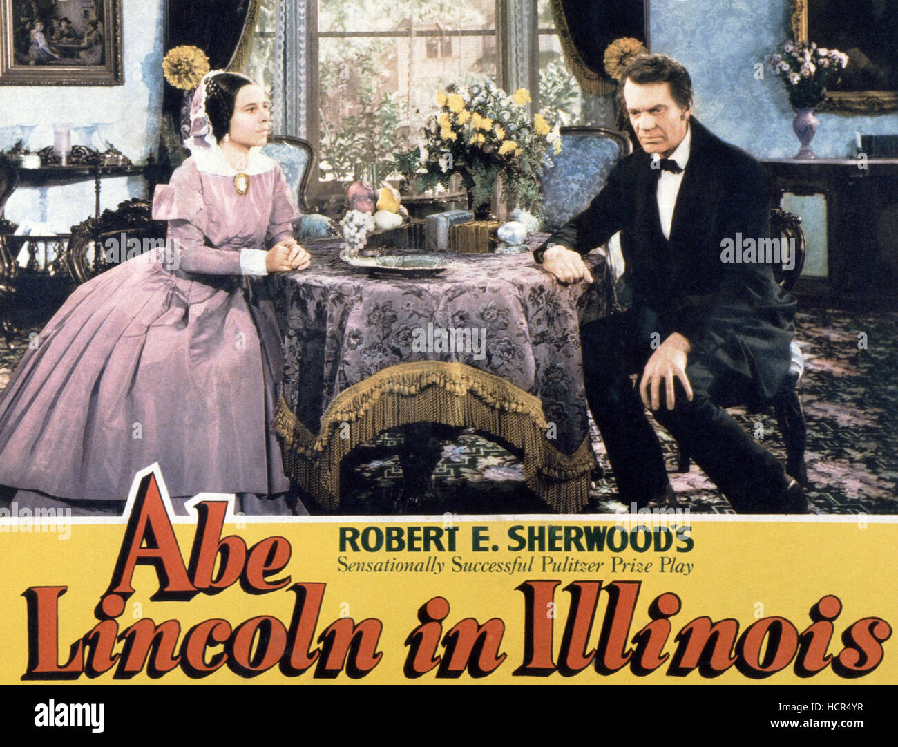ABE LINCOLN IN ILLINOIS, from left: Ruth Gordon, Raymond Massey, 1940 ...
