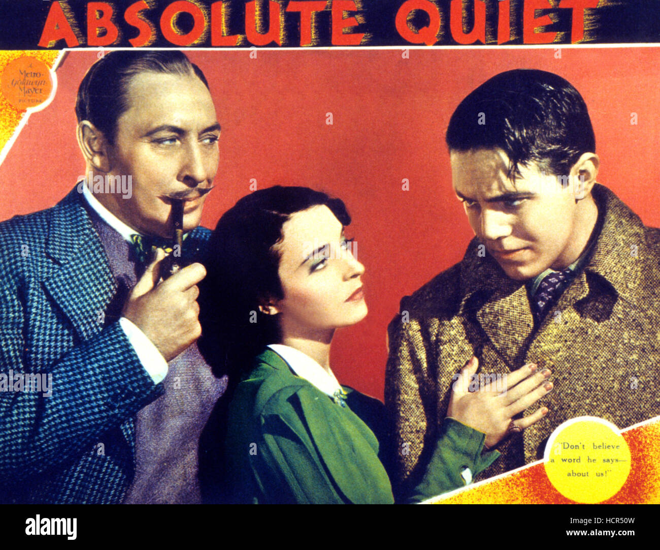 ABSOLUTE QUIET, Lionel Atwill, Ann Loring, Louis Hayward, 1936 Stock ...