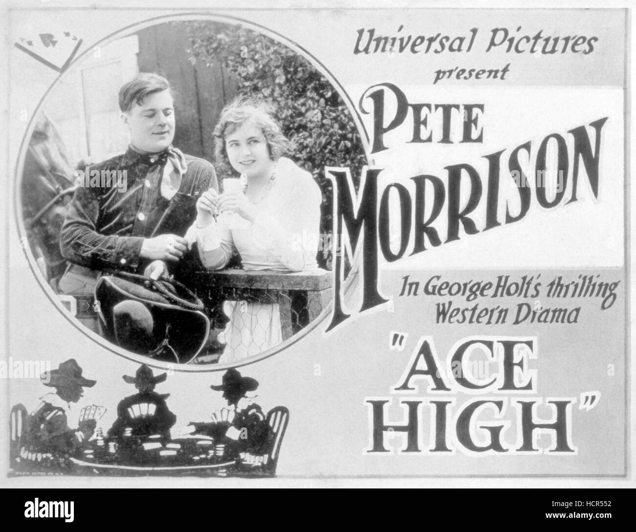 ACE HIGH, Pete Morrison, (left), 1919 Stock Photo - Alamy