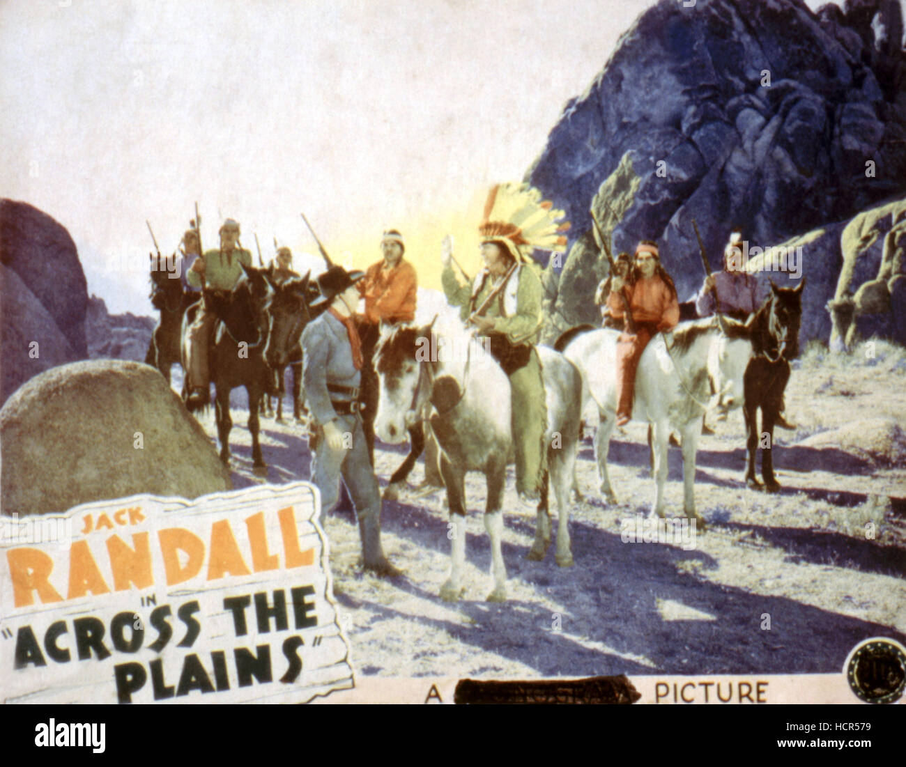 ACROSS THE PLAINS, Jack Randall, 1939 Stock Photo - Alamy