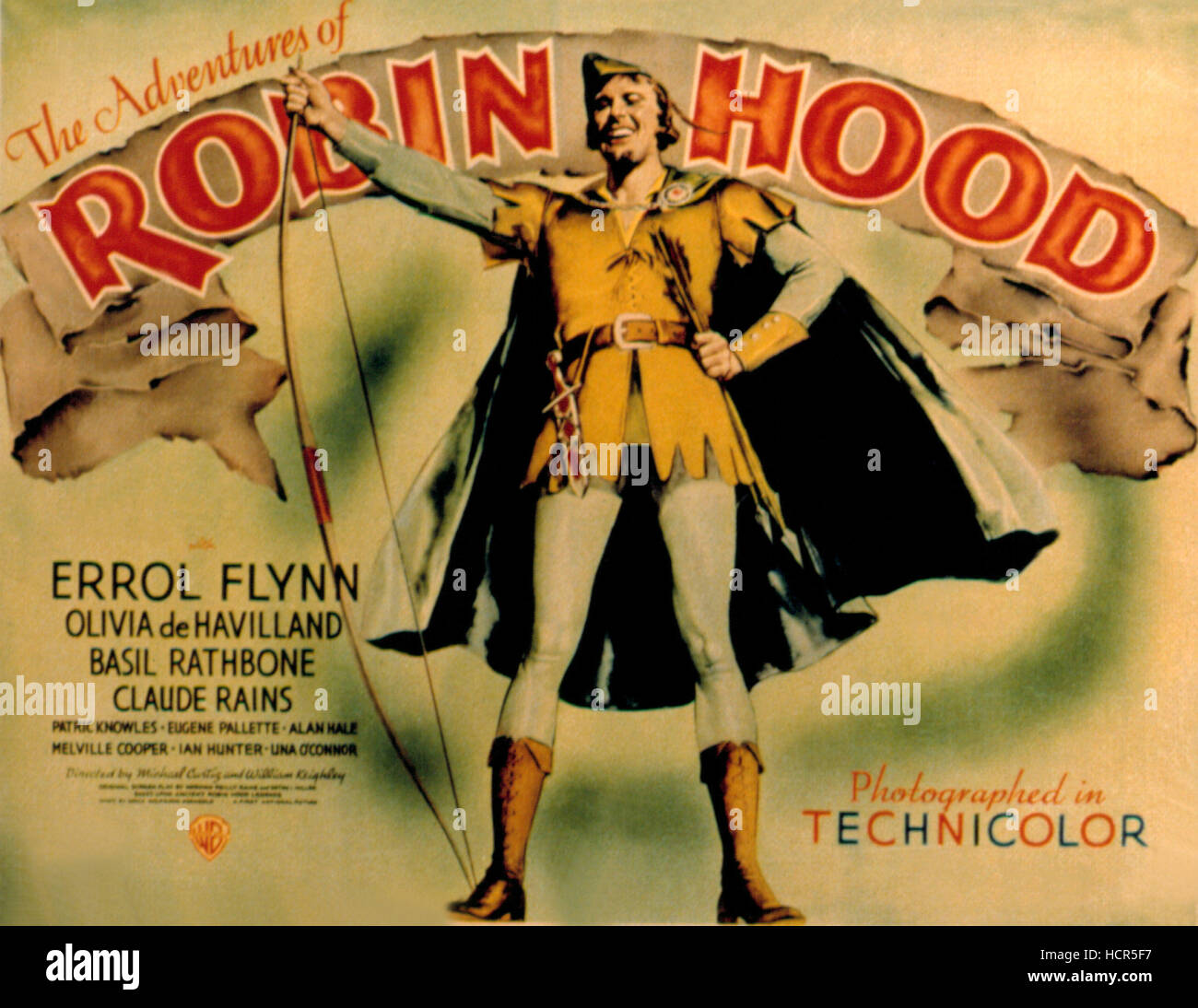 ADVENTURES OF ROBIN HOOD, Errol Flynn, 1938 Stock Photo - Alamy