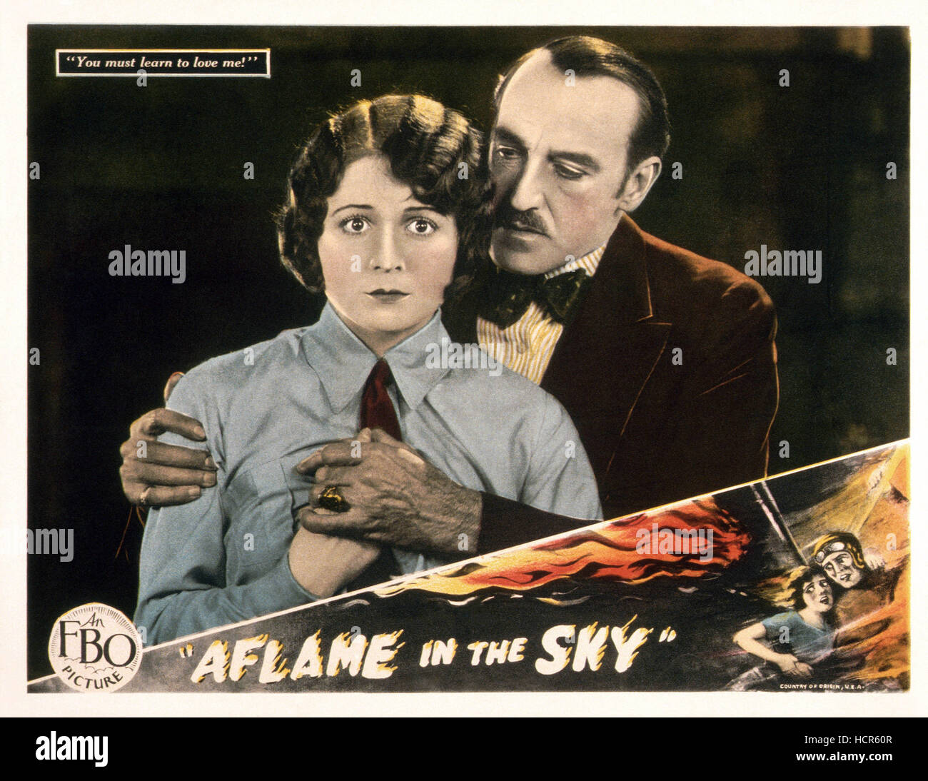 AFLAME IN THE SKY, from left: Sharon Lynn, Robert McKim, 1927 Stock ...