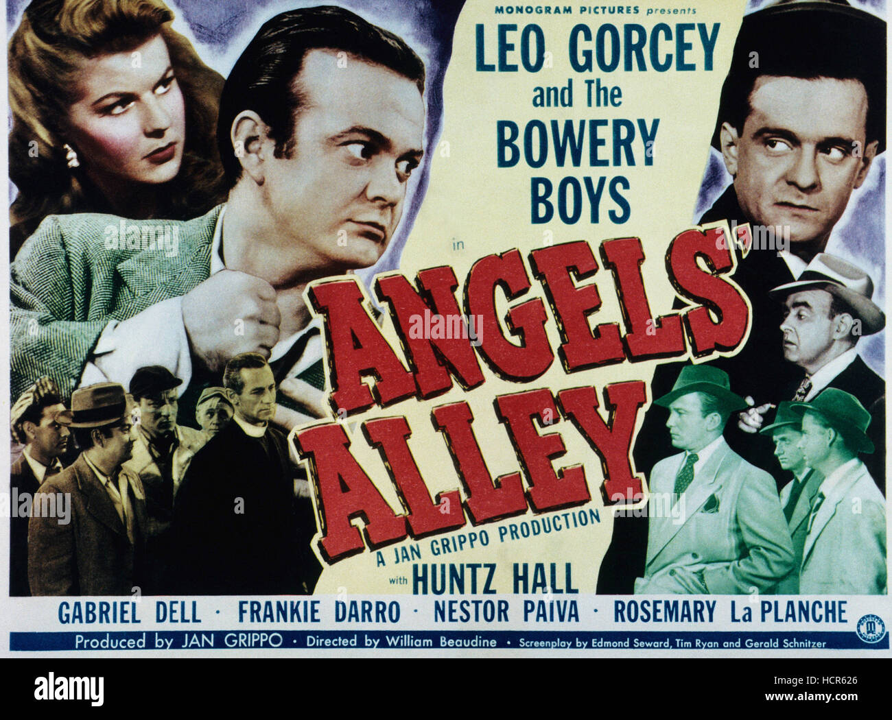 ANGELS' ALLEY, from left, top, Rosemary La Planche, Leo Gorcey, Frankie ...