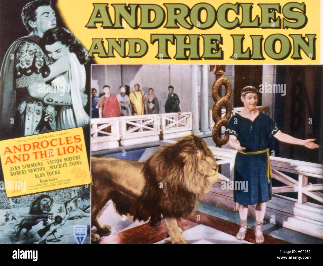 ANDROCLES AND THE LION, Victor Mature, Jean Simmons, Alan Young, 1952 ...