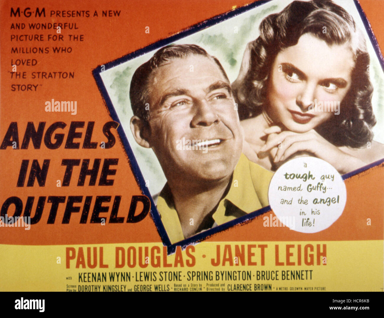 ANGELS IN THE OUTFIELD, Paul Douglas, Janet Leigh, 1951 Stock Photo - Alamy