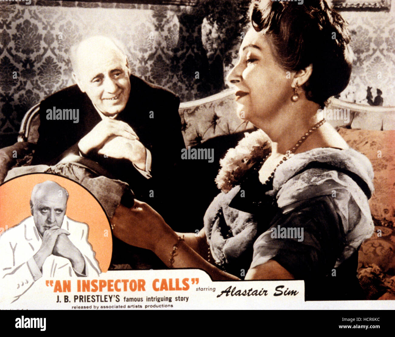 AN INSPECTOR CALLS, Alastair Sim (left), 1954 Stock Photo - Alamy