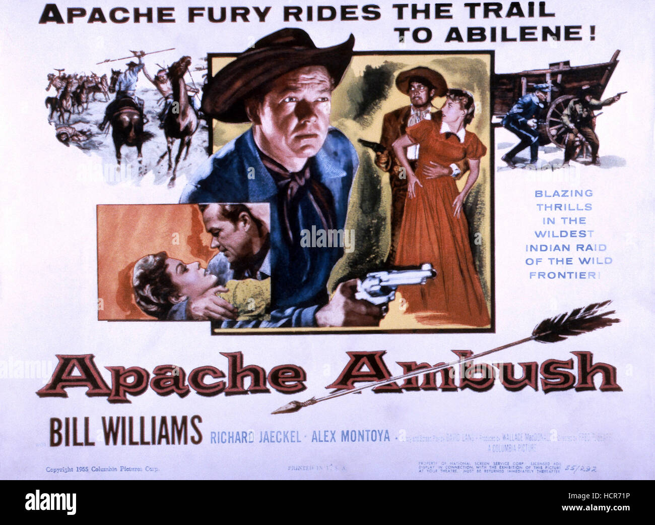 APACHE AMBUSH, Bill Williams (center), 1955 Stock Photo - Alamy