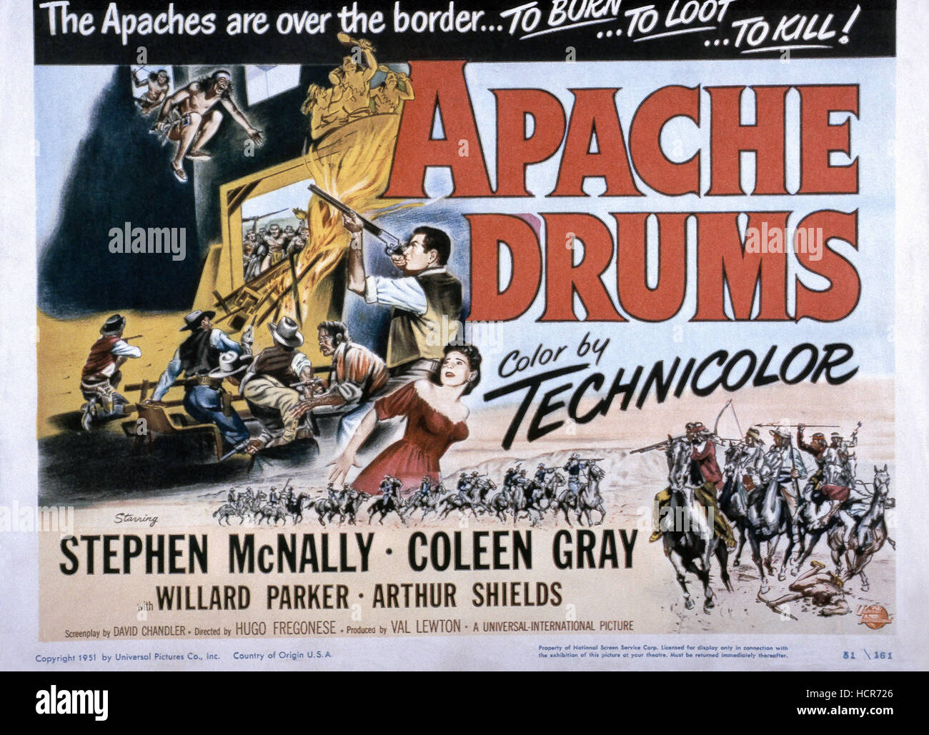APACHE DRUMS, 1951 Stock Photo - Alamy
