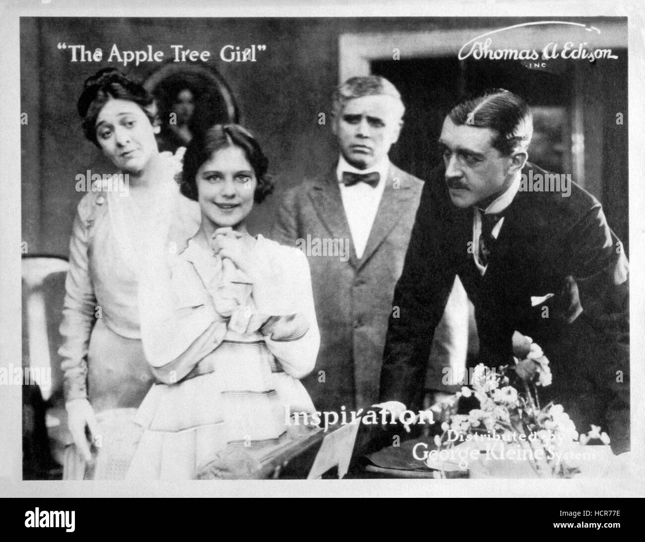 THE APPLE-TREE GIRL, Shirley Mason (second from left), 1917 Stock Photo ...