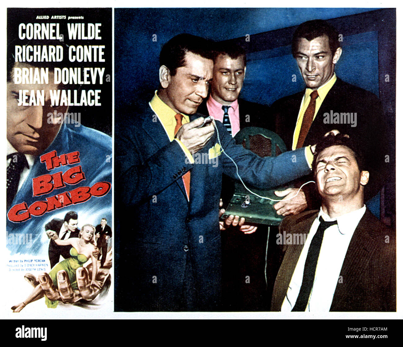 THE BIG COMBO, Richard Conte, Earl Holliman, Lee Van Cleef, Cornel ...