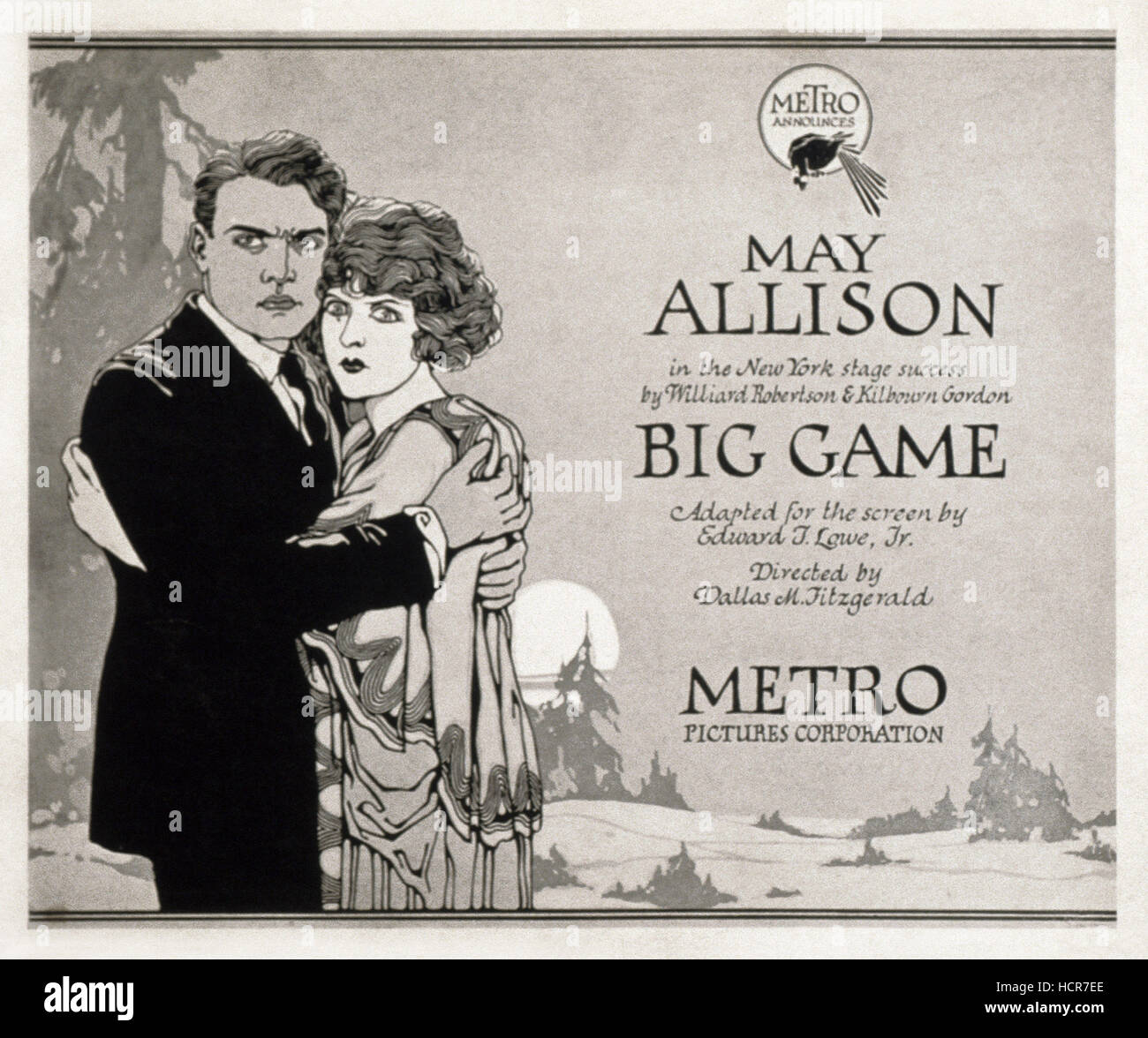 BIG GAME, May Allison, 1921 Stock Photo - Alamy