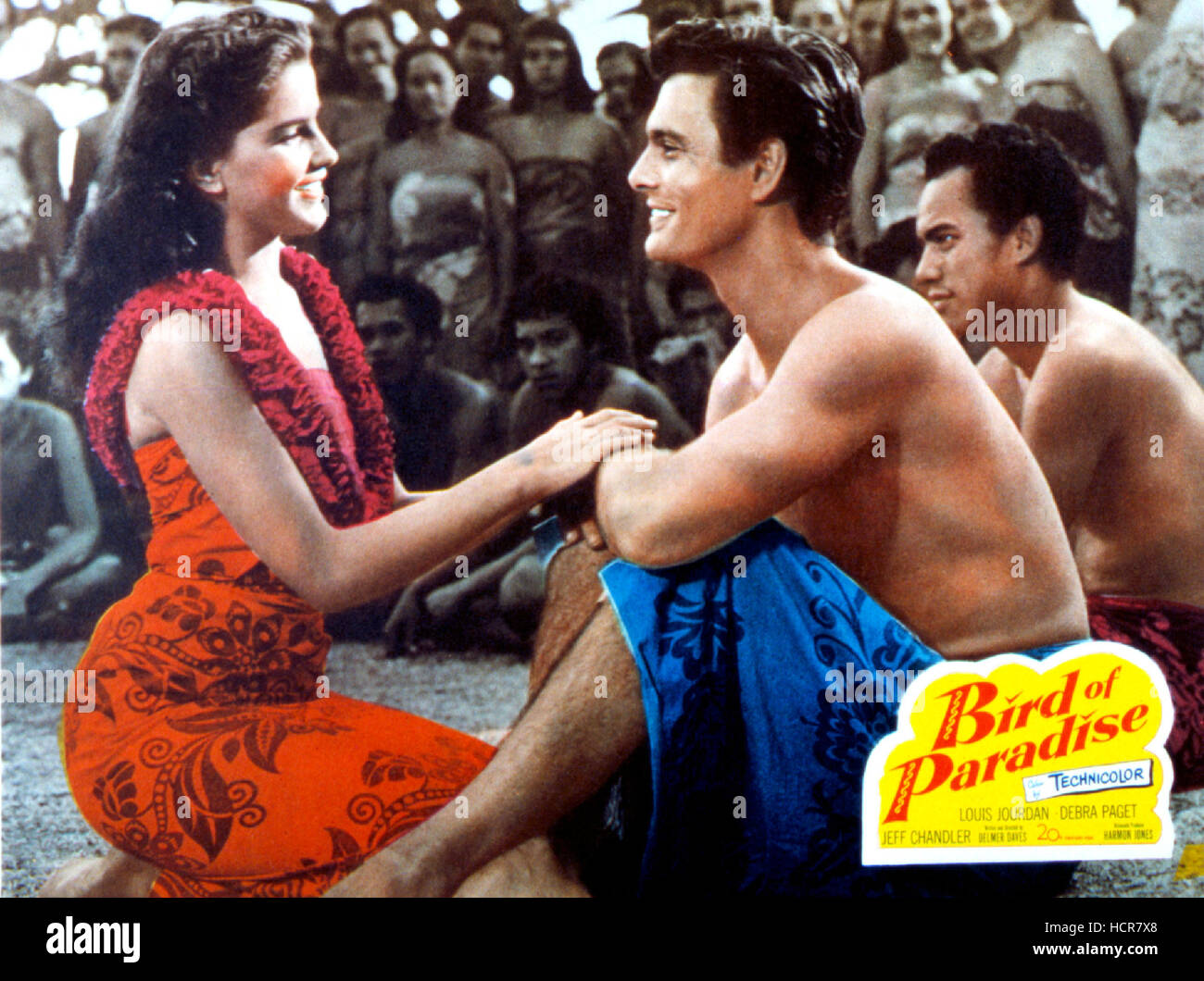 BIRD OF PARADISE, Louis Jourdan, Debra Paget, 1951, TM and copyright ...