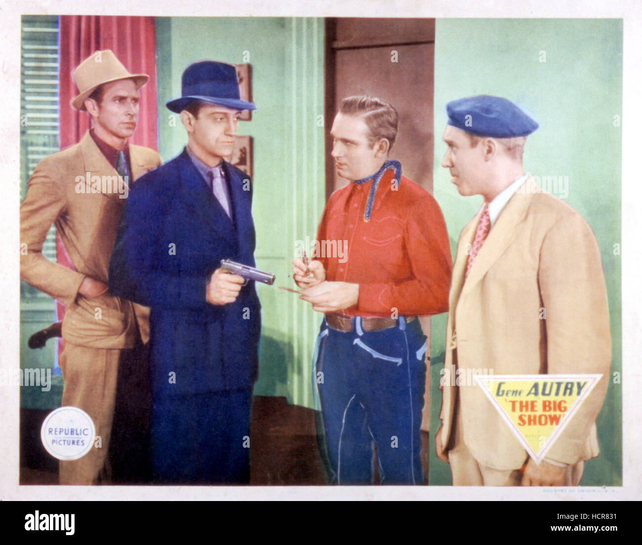 THE BIG SHOW, Harry Worth, Gene Autry, Lee Wilson, 1936 Stock Photo - Alamy