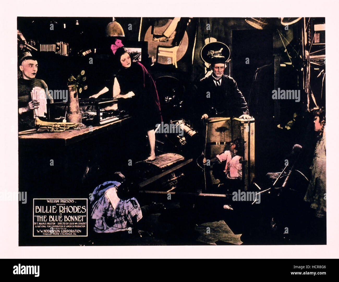 THE BLUE BONNET, US lobbycard, Billie Rhodes (center), 1919 Stock Photo ...