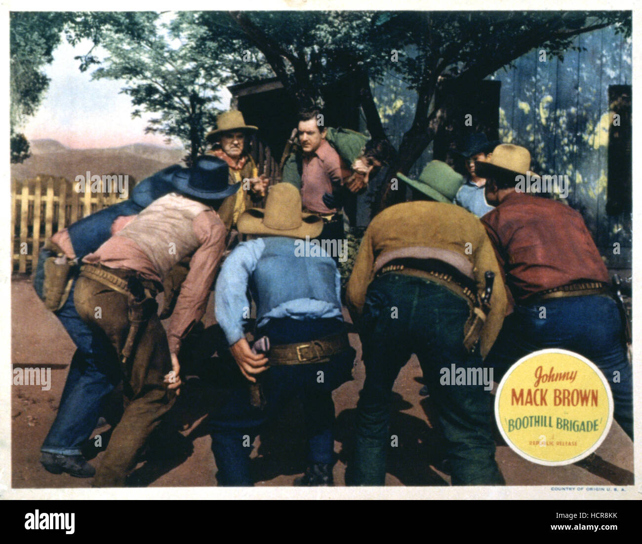 BOOTHILL BRIGADE, Horace Murphy, Johnny Mack Brown, 1937 Stock Photo ...