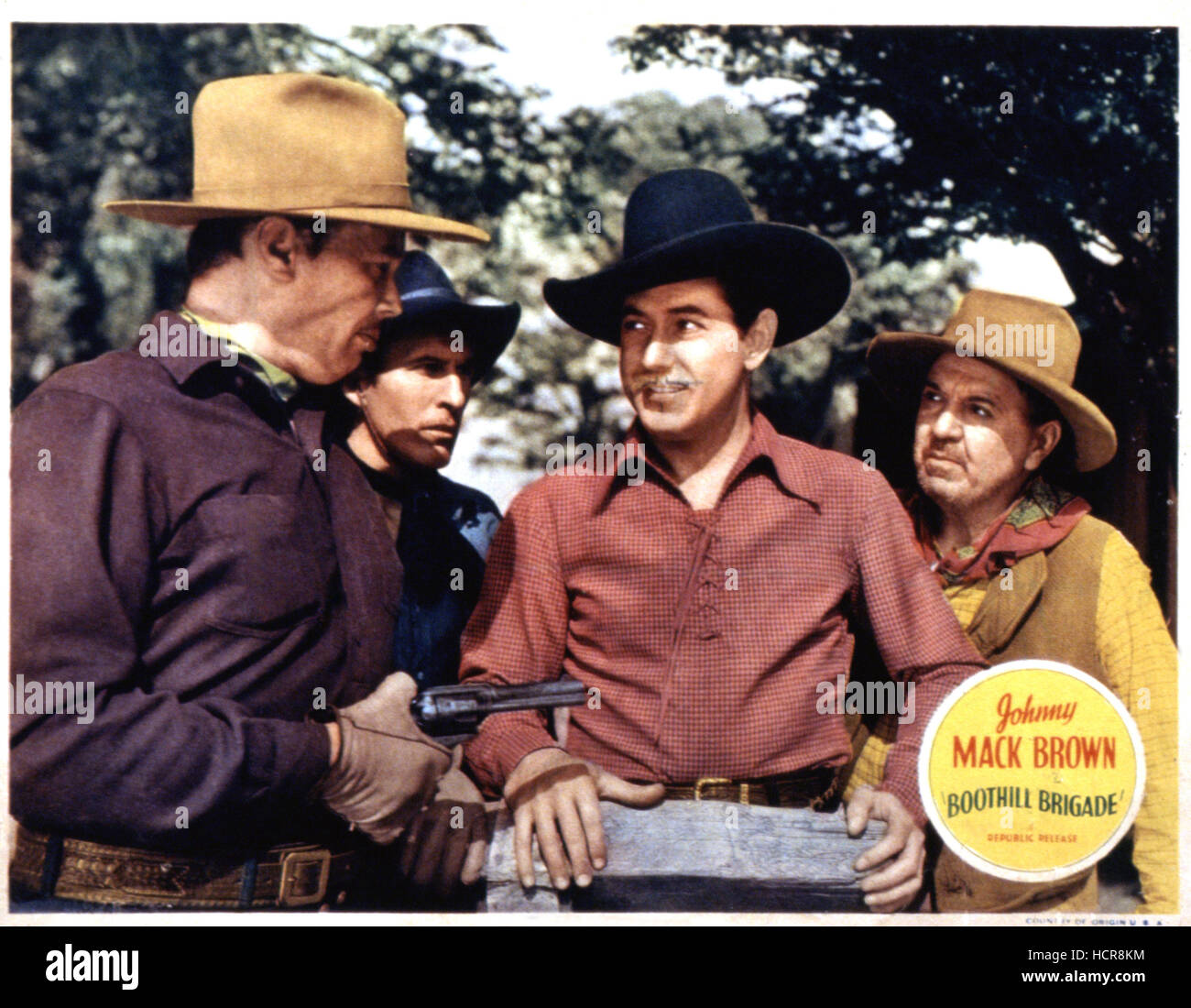 BOOTHILL BRIGADE, Dick Curtis, Johnny Mack Brown, Frank Ball, 1937 Stock Photo - Alamy