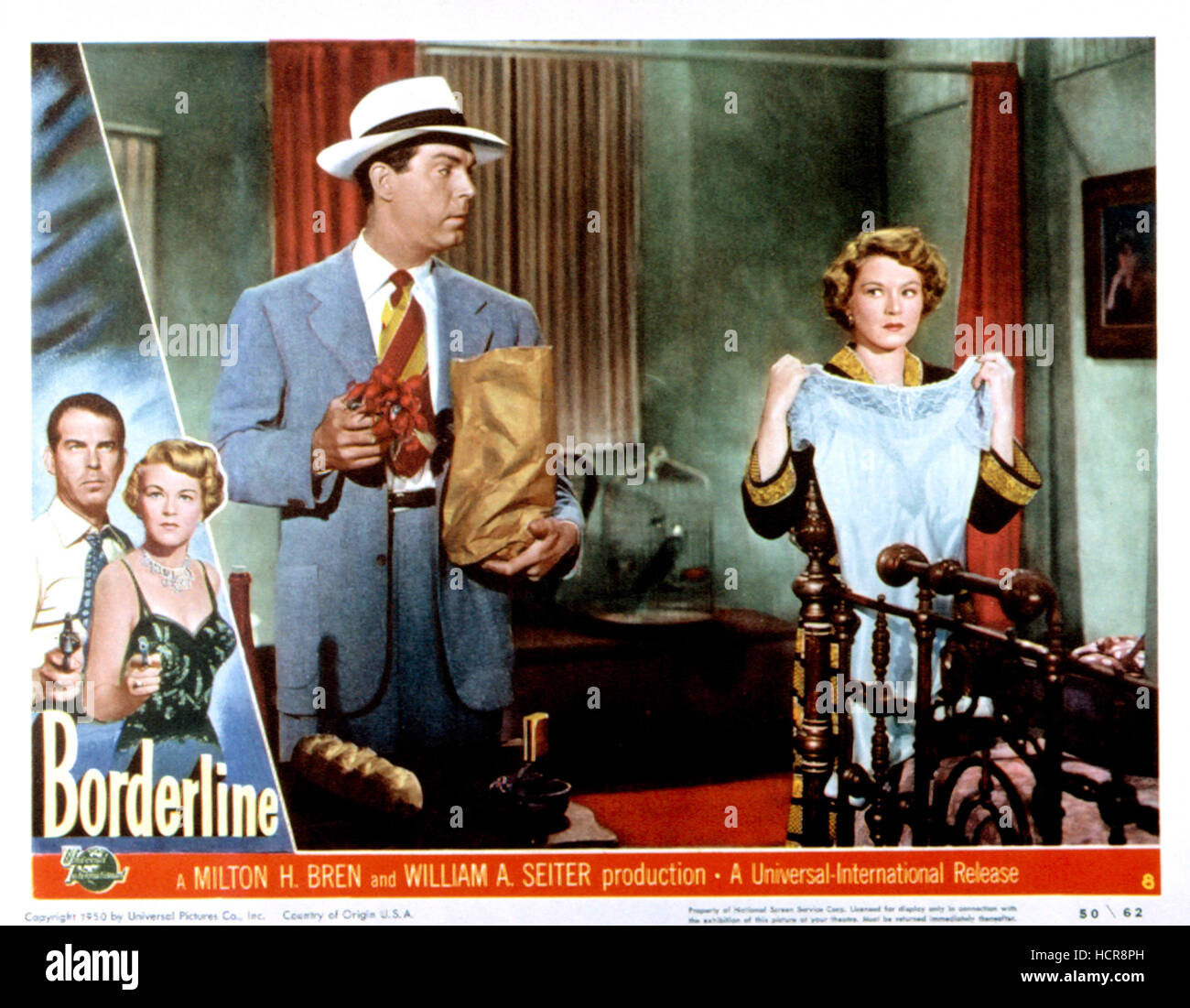 BORDERLINE, Fred MacMurray, Claire Trevor, 1950 Stock Photo - Alamy