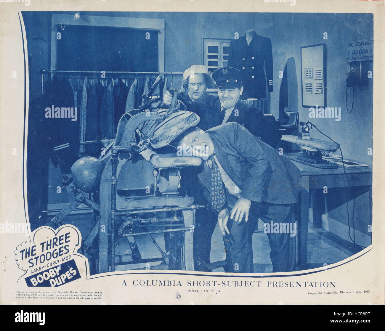 BOOBY DUPES, Curly Howard, Larry Fine, Moe Howard (The Three Stooges ...