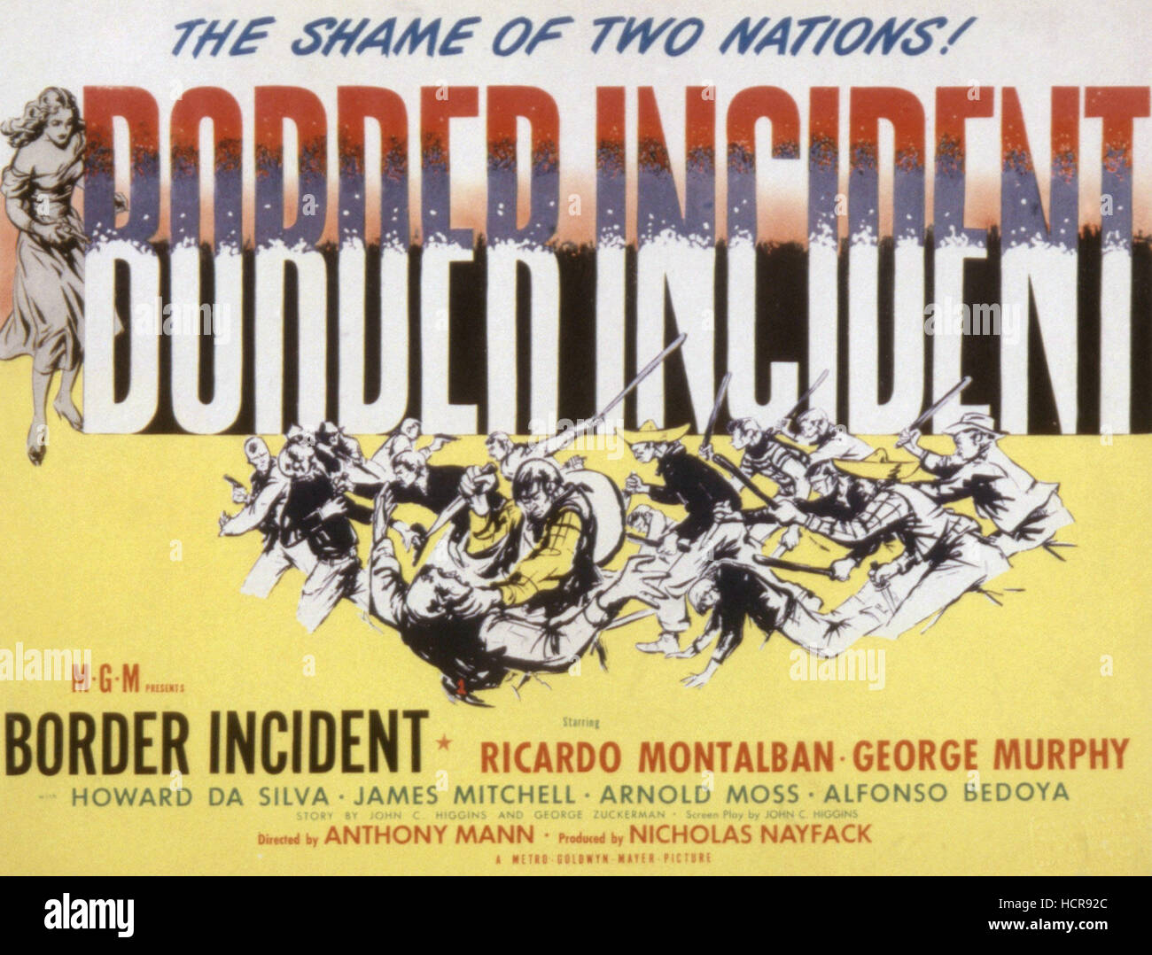 BORDER INCIDENT, 1949 Stock Photo - Alamy