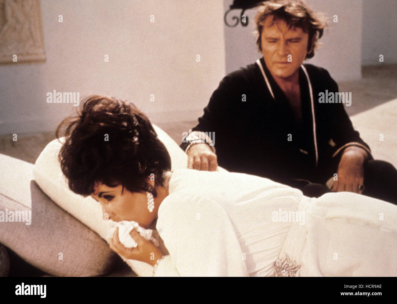 BOOM!, from left: Elizabeth Taylor, Richard Burton, 1968 Stock Photo ...