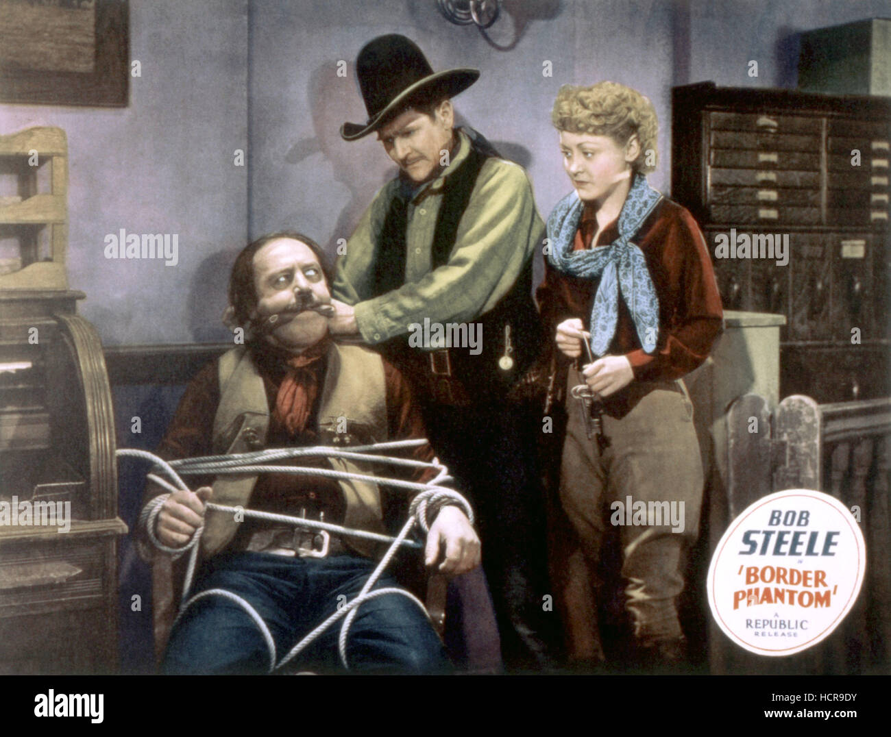 BORDER PHANTOM, Horace Murphy, Karl Hackett, Harley Wood, 1937 Stock ...