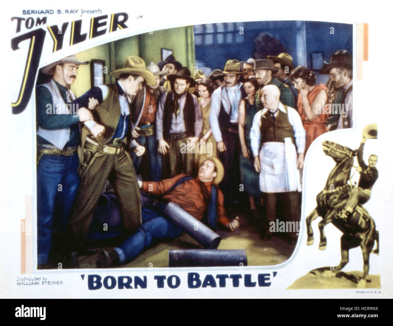 BORN TO BATTLE, Tom Tyler, 1935 Stock Photo - Alamy