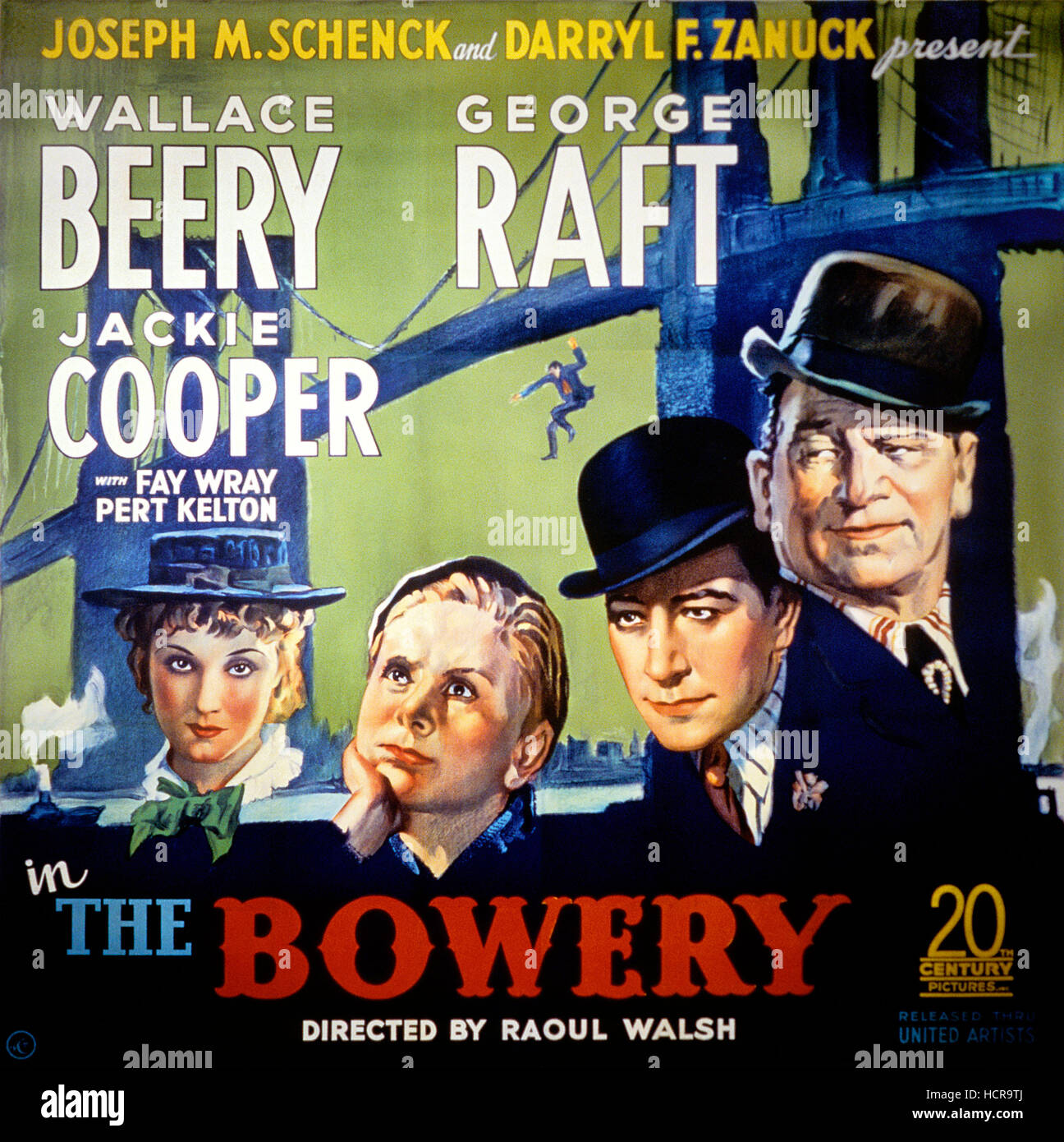 THE BOWERY, Fay Wray, Jackie Cooper, George Raft, Wallace Beery, 1933 ...