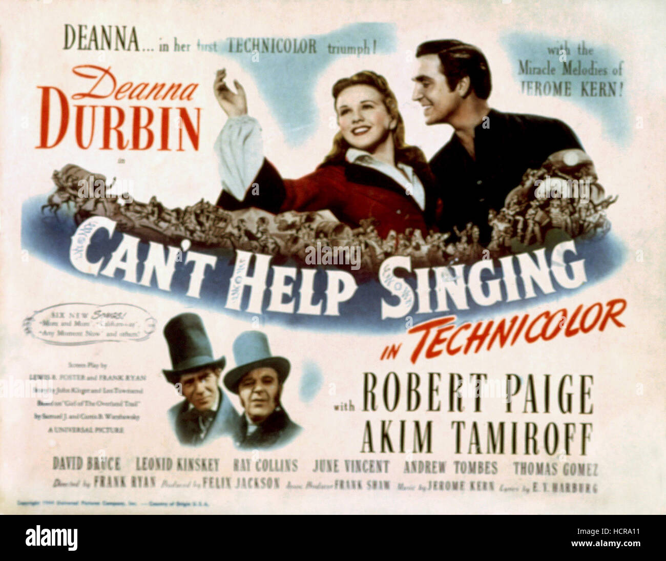 CAN'T HELP SINGING, Deanna Durbin, Robert Paige, 1944 Stock Photo - Alamy