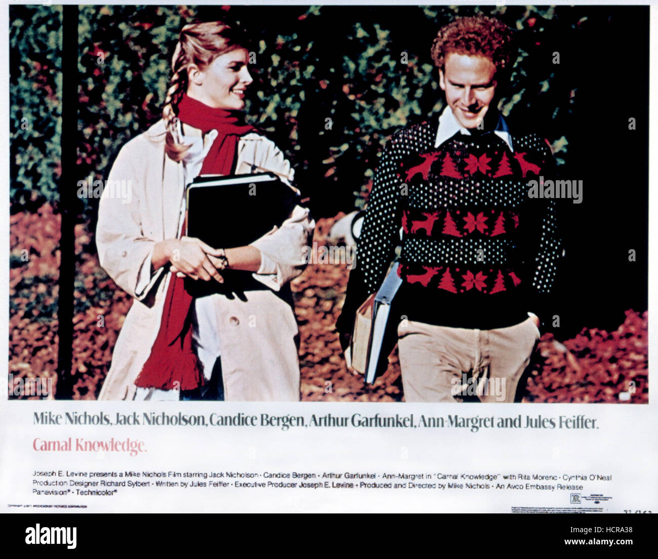 CARNAL KNOWLEDGE, (poster art), Candice Bergen, Art Garfunkel, 1971 ...