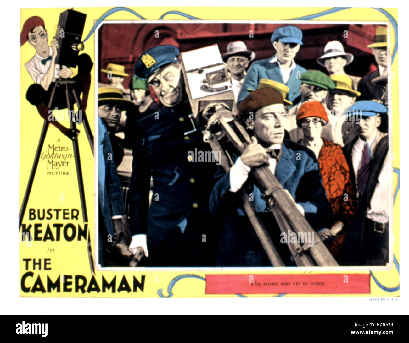 THE CAMERAMAN, Harry Gribbon, Buster Keaton, 1928 Stock Photo - Alamy