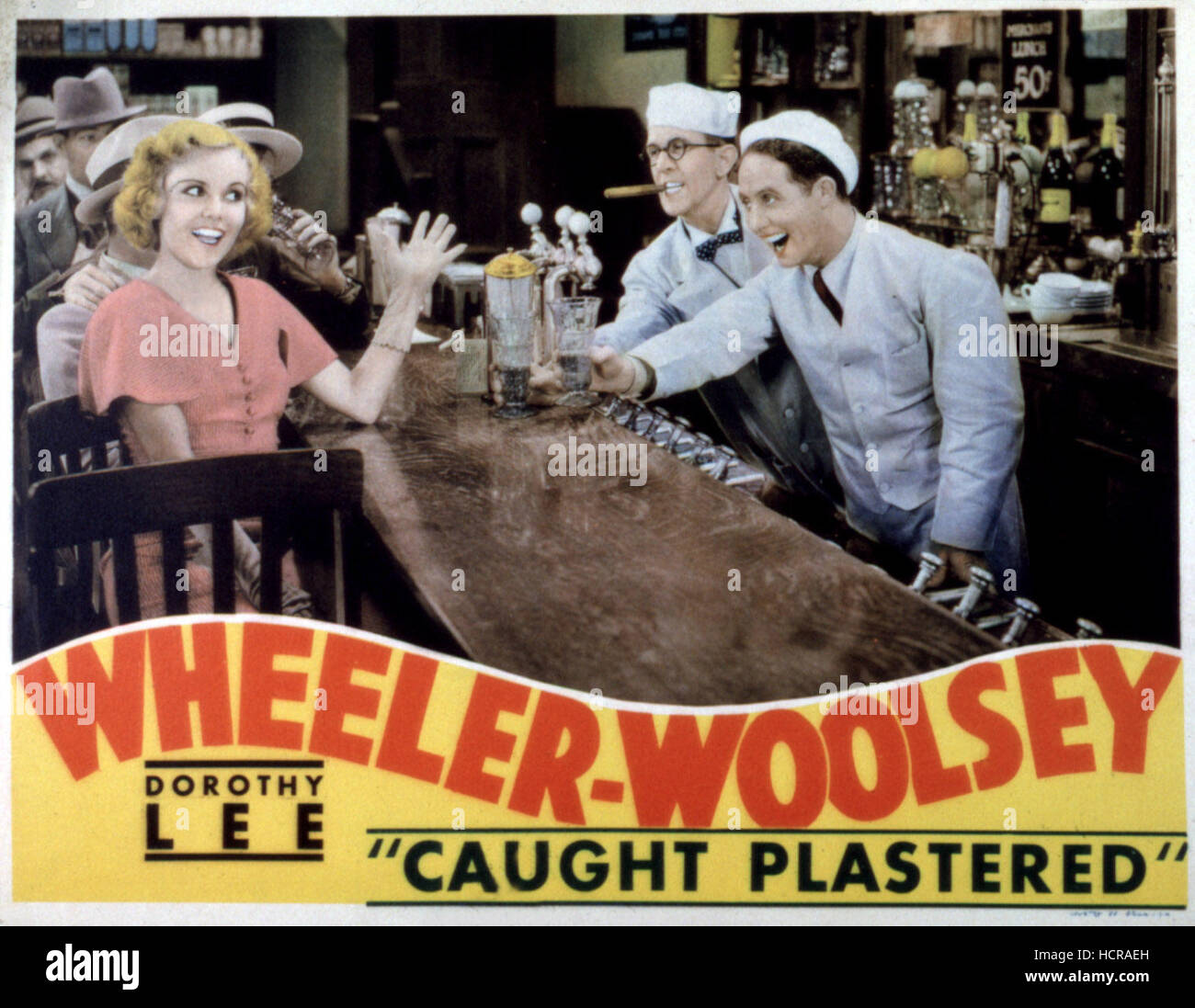 CAUGHT PLASTERED, Dorothy Lee, Robert Woolsey, Bert Wheeler, 1931 Stock ...